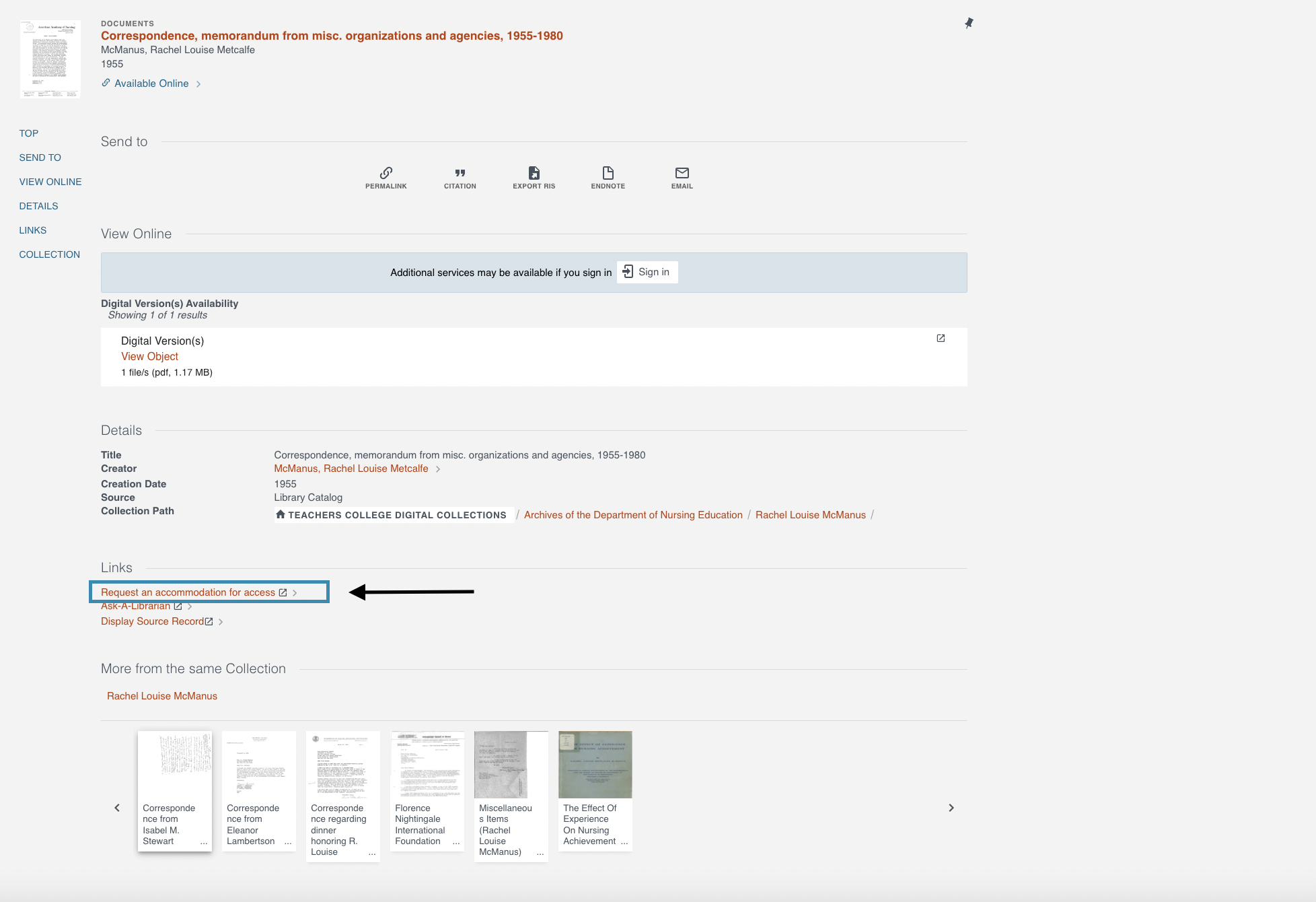 Special and Digital Collections, Summer Semester Report, 2023 ...