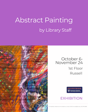 Exhibit: Abstract Painting | 2023 | News | Gottesman Libraries ...