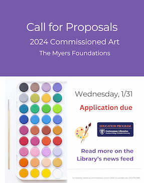 Call for Proposals: Commissioned Art | 2023 | News | Gottesman ...